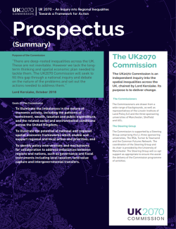 Publications – The UK2070 Commission